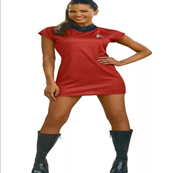Star Trek | Dresses | Star Trek Dress Costume Red Red Super Sexy | Poshmark